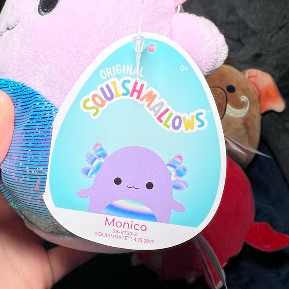 Squishmallows | Toys | Squishmallows Squishmallow Monica The Axolotl 5 Stuffed Plush | Poshmark